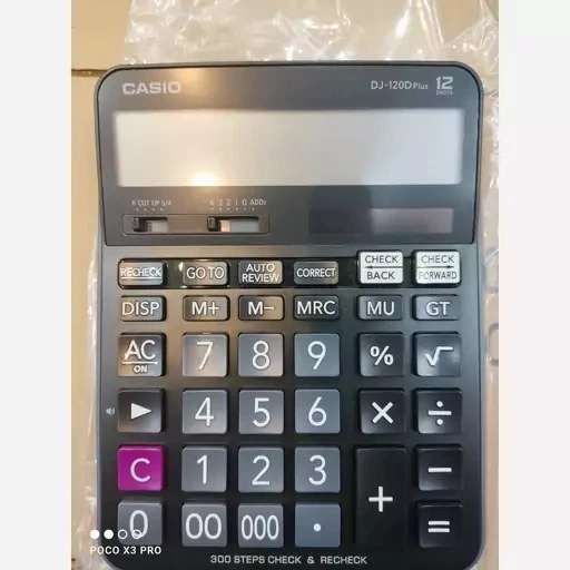 خرید و قیمت ماشین حساب کاسیو اصلی مدل DJ120D plus | ترب