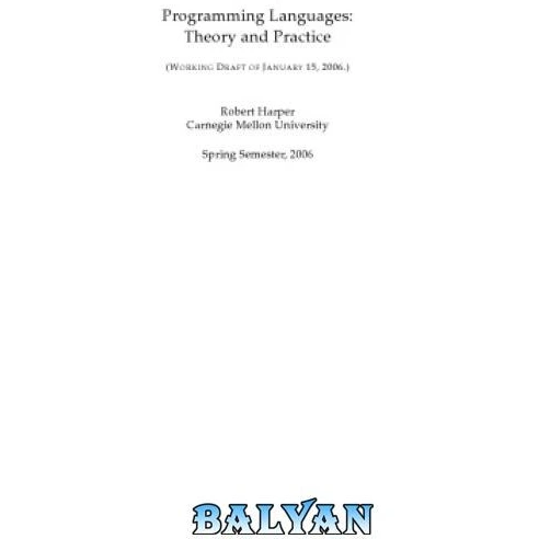 خرید و قیمت دانلود کتاب Programming languages.Theory and practice | ترب