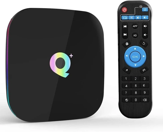 خرید و قیمت 2019 Q Plus Android 9.0 TV Box 4 GB RAM 64 GB ROM H6 چهار ...
