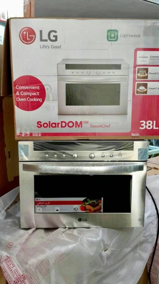 خرید و قیمت مایکروویو ال جی MA3882RCW ظرفیت ۳۸ لیتر با ۱۲ برنامه | ترب