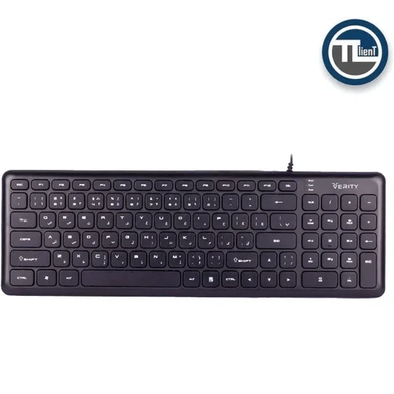 خرید و قیمت کیبورد سیم دار VERITY V-KB6130 | ترب