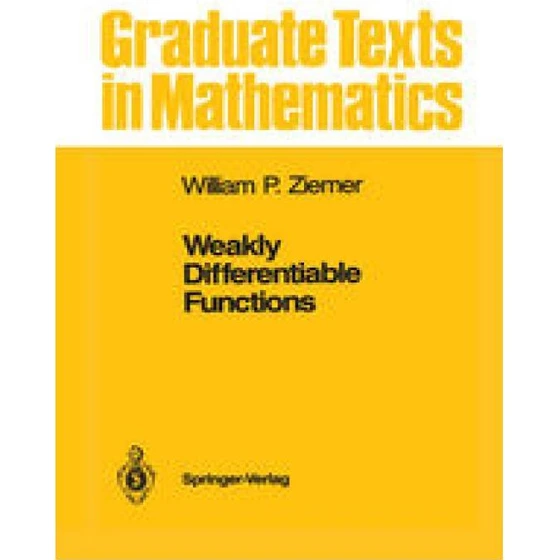 خرید و قیمت دانلود کتاب Weakly Differentiable Functions Sobolev Spaces