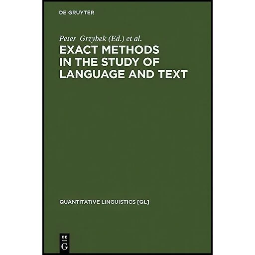 خرید و قیمت کتاب زبان اصلی Exact Methods in the Study of Language and ...