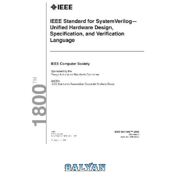 خرید و قیمت دانلود کتاب Ieee Std 1800 2009 Ieee Standard For Systemverilog Unified Hardware