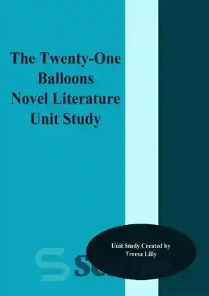 خرید و قیمت دانلود کتاب The Twenty-One Balloons Novel Literature Unit ...