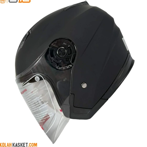 خرید و قیمت کلاه کاسکت بدون فک عینک دار مشکی DA1 | مدل 403 m BLK | ترب