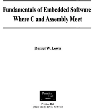 خرید و قیمت دانلود کتاب Fundamentals of Embedded Software: Where C and ...