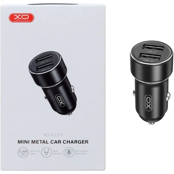 خرید و قیمت شارژر فندکی فست شارژ 12 وات ایکس او مدل XO CC53 | ترب