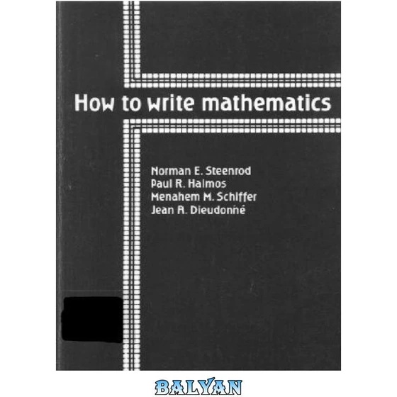 خرید و قیمت دانلود کتاب How to Write Mathematics | ترب