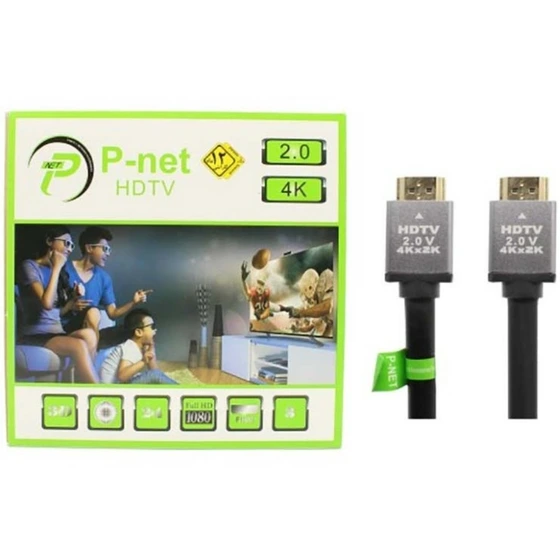 خرید و قیمت کابل HDMI PNET 5M 4K پکدار | ترب