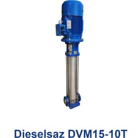 خرید و قیمت پمپ آب عمودی طبقاتی دیزل ساز مدل Dieselsaz DVM15-10T | ترب