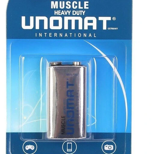 خرید و قیمت باتری کتابی 9ولت unomat،ارسال پس کرایه تیپاکس | ترب