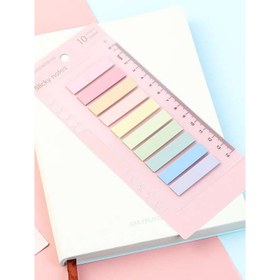 خرید و قیمت کاغذ یادداشت چسب دار مدل Filing Tabs on Ruler بسته 200 عددی ...