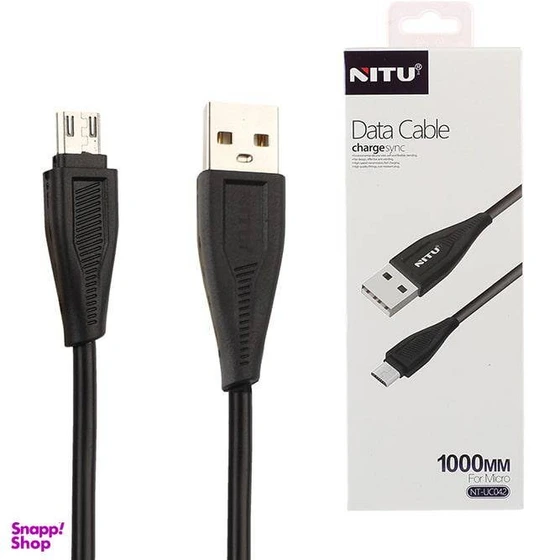 خرید و قیمت کابل 2.4 آمپر USB به micro-usb نیتو (Nitu) مدل UC42 به طول 1 متر | ترب