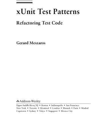 خرید و قیمت دانلود کتاب XUnit test patterns : refactoring test code ...