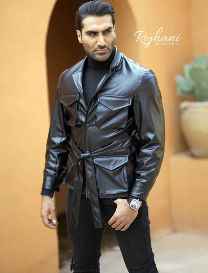خرید و قیمت کت چرم مردانه الکاسیو رجحانی rojhani | ترب