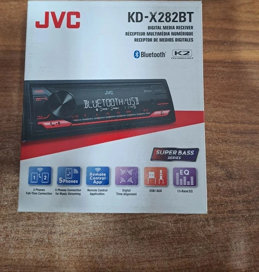 خرید و قیمت پخش دکلس بلوتوثی جی وی سی مدل JVC KD-X282BT | ترب