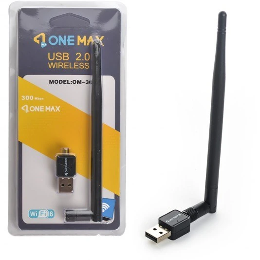 خرید و قیمت دانگل شبکه وای فای مدل USB WIRELESS ONE MAX 300A کد 229 | ترب