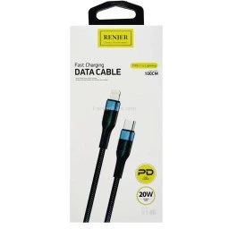 خرید و قیمت کابل شارژ رنجر آیفون به تایپ سی PD 20W مدل RENJER RJ-66 | ترب
