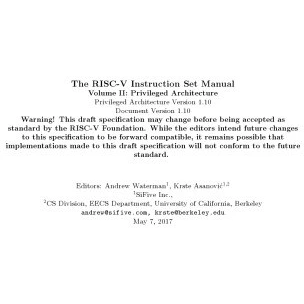 خرید و قیمت دانلود کتاب The RISC-V Instruction Set Manual: Volume II ...