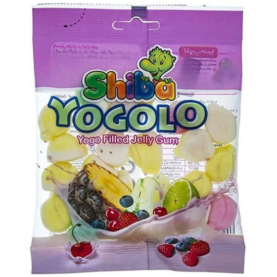 خرید و قیمت پاستیل میوه ای مدل Yogolo مقدار 90 گرمی شیبا | ترب