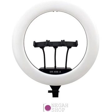 خرید و قیمت رینگ لایت عکاسی Sierra SR-488A به همراه آینه | ترب