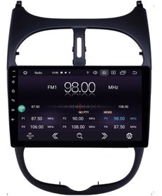 خرید و قیمت مانیتور11 اینچ اندروید پژو 206 تیپ ۵ و تیپ ۶ مدل T3L برند mediatech - دوربین عقب ...