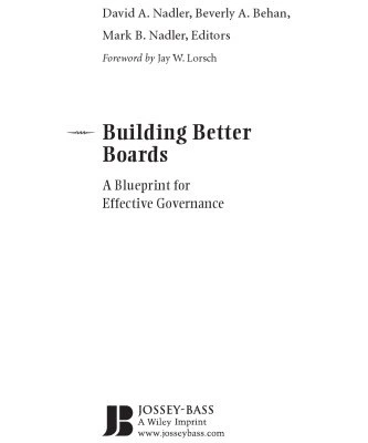 خرید و قیمت دانلود کتاب Building Better Boards: A Blueprint for ...