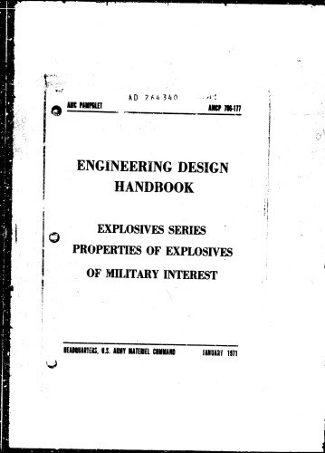 خرید و قیمت دانلود کتاب Engineering design handbook : explosives series ...