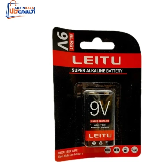 خرید و قیمت باتری کتابی 9 ولت سوپر آلکالاین لیتو LEITU مدل 6LR61 | ترب