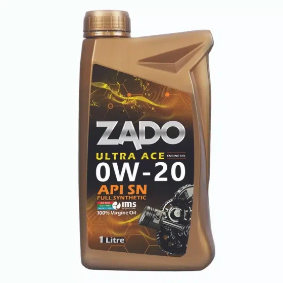 خرید و قیمت روغن موتور الترا آیس برند زادو 0W-20 SN تکی و کارتن 12 عدد ...