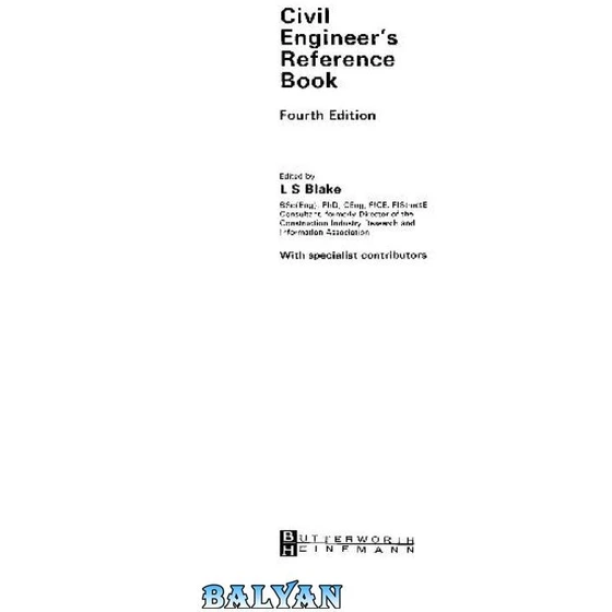 خرید و قیمت دانلود کتاب Civil Engineer`s Reference Book | ترب