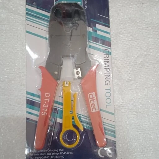 خرید و قیمت آچار پرس سر سوکت زن شبکه و تلفن DTEC مدل 315-DT | ترب