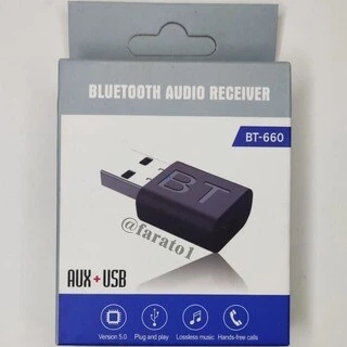 خرید و قیمت بلوتوث ماشین Car Bluetooth BT-660 به همراه کابل aux | ترب