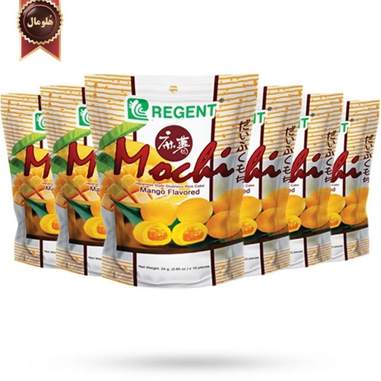 خرید و قیمت 6 بسته موچی ریجنت Regent مدل انبه Mango Flavored وزن 240 ...