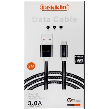 خرید و قیمت کابل شارژ اندروید Dekkin مدل DK-A18 | ترب