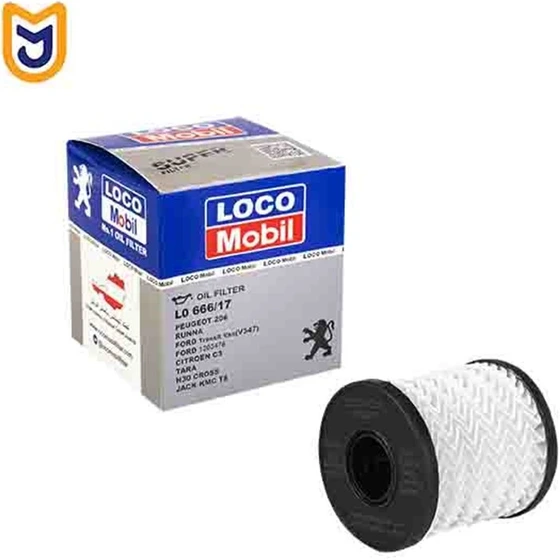 خرید و قیمت فیلتر روغن موتور لوکومبیل LOCO Mobil مدل LO666/17 پایه ...