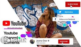 خرید و قیمت دانلود پروژه آماده افتر افکت : بسته یوتیوب Youtube Channel ...