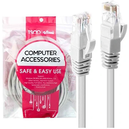 خرید و قیمت کابل شبکه تسکو TSCO TNC 5100 CAT5 UTP LAN Cable 10m | ترب