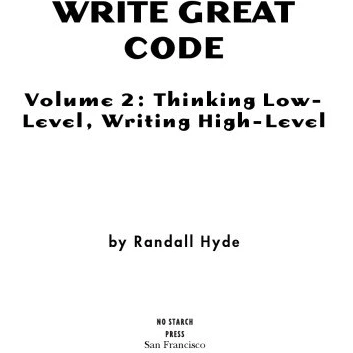 خرید و قیمت دانلود کتاب Write Great Code 2 Thinking Low-Level, Writing High-Level 2006 | ترب