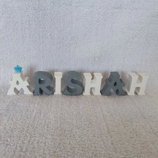 خرید و قیمت استند اسم اریشاه به صورت رنگی با فونت رومی ، استند انگلیسی ...