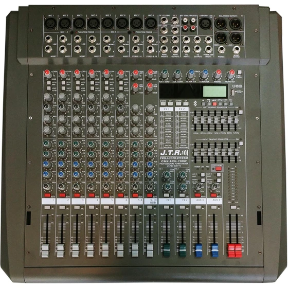 خرید و قیمت پاورمیکسر JTR مدل CMX-8CH-700W | ترب