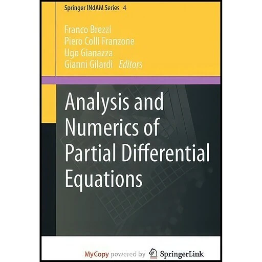خرید و قیمت کتاب زبان اصلی Analysis and Numerics of Partial Differential Equations | ترب