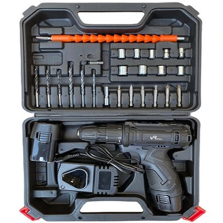 خرید و قیمت دریل شارژی ویوارکس مدل VR12V-2 با دو باتری ۱۲ ولت | ترب