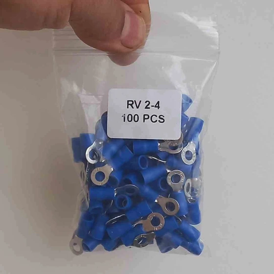 خرید و قیمت سرسیم گرد حلقوی RV 2 _ 4 بسته 100 عددی | ترب