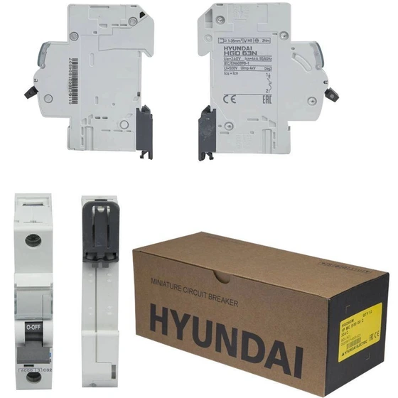 خرید و قیمت فیوز مینیاتوری تکفاز 32 آمپر هیوندای مدل HGD 63N | ترب