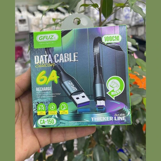 خرید و قیمت کابل شارژ میکرو جیفیوز GFUZ CA-150 1M 6A | ترب