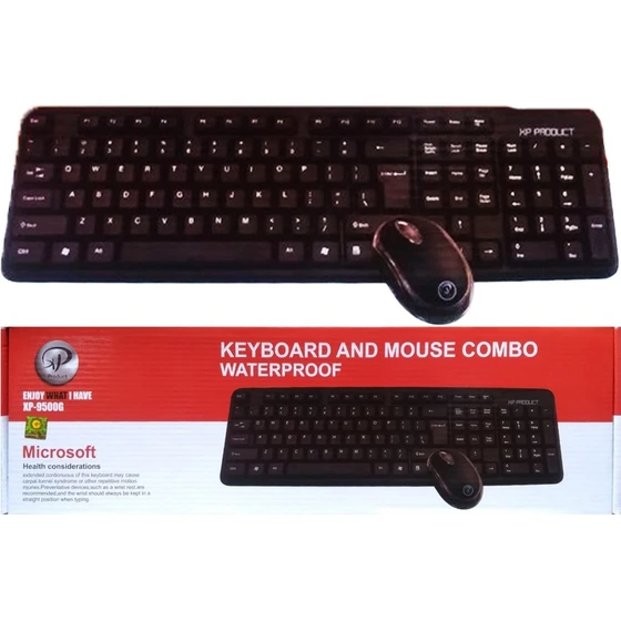 خرید و قیمت کیبورد و ماوس سیم دار XP 9500 | ترب