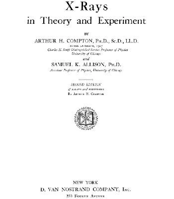 خرید و قیمت دانلود کتاب X-Rays in Theory and Experiment Second Edition ...
