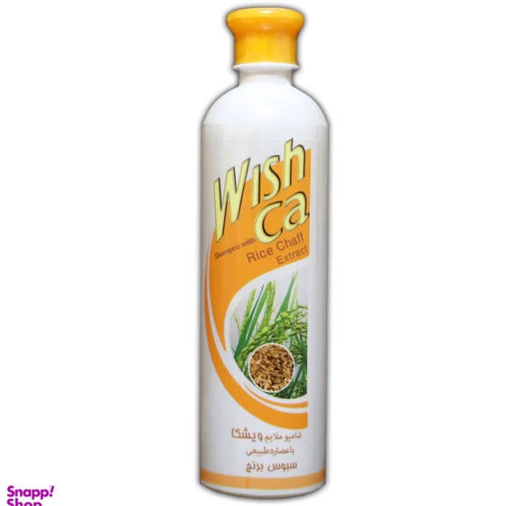 خرید و قیمت شامپو مو ویشکا (Wishca) مدل Rice Bran حجم 600 میلی گرم | ترب